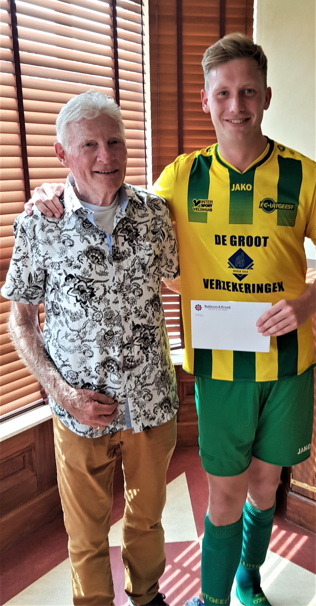 Sander Admiraal speler van de wedstrijd en Rens Brouwer Bakkum en Krook speler van het seizoen ...